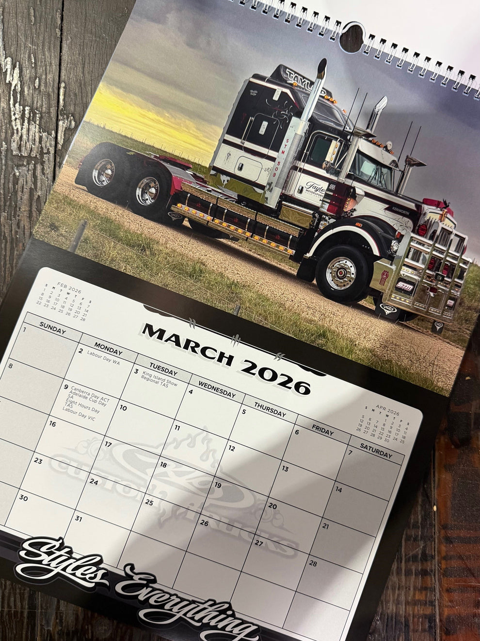 2026 Truck Calendar – Klos Bros